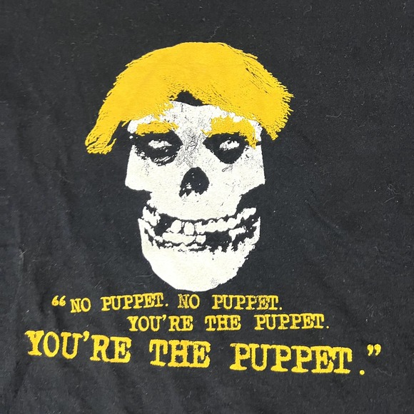 bayside | Shirts | Vintage 9s Misfits No Puppet Youre The Puppet Black ...